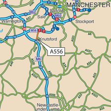 A556 M6 to M56 improvements, Cheshire