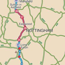 M1 junctions 21 to 30 widening, Leicester/Leicestershire/Der