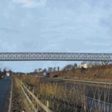 M8 Harthill footbridge, North Lanarkshire