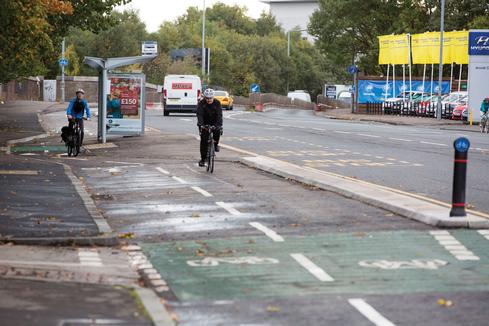 Segregated cycleway opened in Glasgow