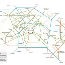 Key Route Network and rapid transit routes for W Midlands