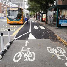 Cardiff’s bus stop cycle bypasses are ‘hazardous’ says passe