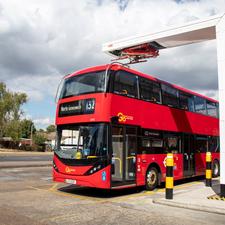 Rapid wireless bus charging technology launched in London
