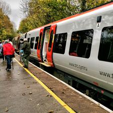 Wales and Borders passengers ride first new train in 22 year