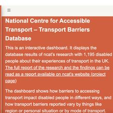 92% of disabled people face barriers when using transport, s