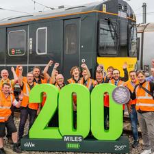 GWR battery train sets single charge world record