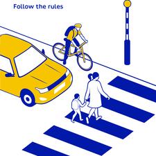 TfL posters raise awareness of Highway Code rules